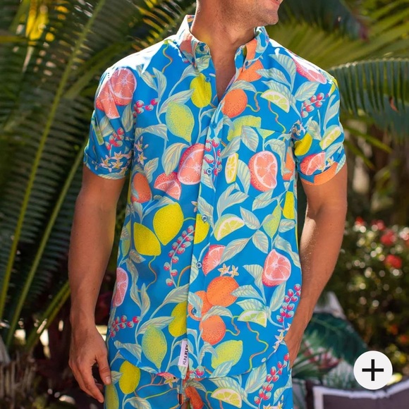 RSVLTS | Shirts | Rsvlts Citrushkunuflex Short Sleeve Shirt Xl Nwt In ...